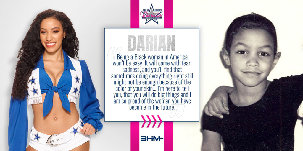 A Letter To Young Darian – Dallas Cowboys Cheerleaders